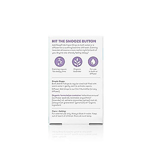 FridaBaby Natural Sleep Vapor Bath Drops for Bedtime Wind Down by Frida Baby, White