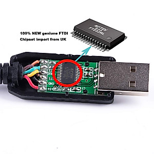 Suamdoen USB to 3.5mm Audio Jack 5V TTL UART Serial Cable with FT232RL Chipset Works for LG HDTV LG Televisions Mazur PRM-9000, TTL-232R-5V-AJ
