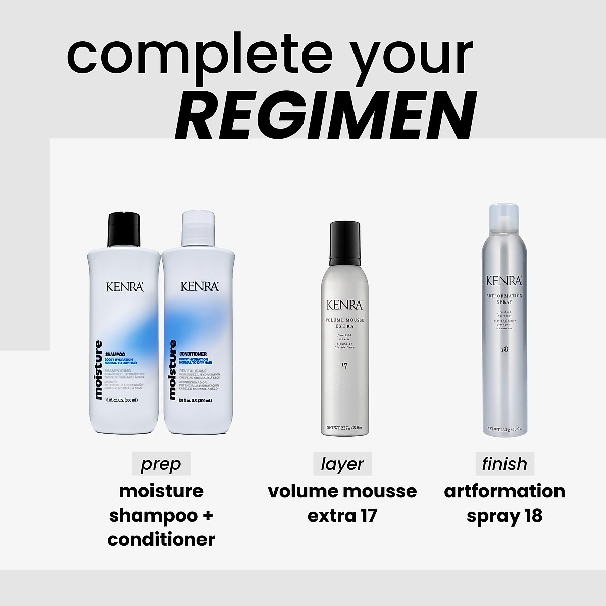 Kenra Artformation Spray 18 80% | Firm Hold Hairspray | Volume & Styling Control | Fast-dying Formula| All Hair Types | 10 oz