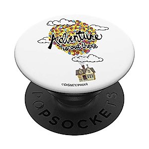 Disney Pixar Up Adventure Is Out There Text PopSockets PopGrip: Swappable Grip for Phones & Tablets