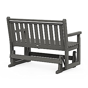 Traditional Garden 48" Glider (Black)