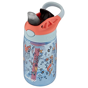 Contigo Aubrey Kids Cleanable Water Bottle with Silicone Straw and Spill-Proof Lid