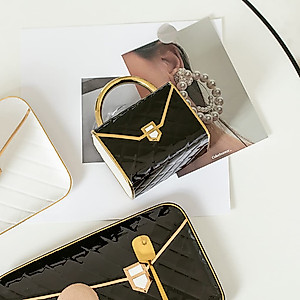 Vamotto Handbag Shaped Coffee Mug with Saucer, Novelty Hand bag Coffee Cup Ceramic Tea Cup Travel Coffee Mug For Office Ladies Mom Women Wife Girlfriend Sister (Black)