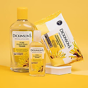 Dickinson's Original Refreshingly Clean Daily Cleansing Cloths, Witch Hazel and Aloe, 25 Count