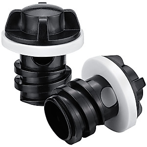 2-Pack Cooler Plug for Yeti Cooler Drain Plugs Replacement Compatible with YETI RTIC ORCA Roadie and Tundra Coolers and Tank Ice Bucket Accessories, Small