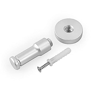 eForwish Space Aluminum Garage Storage Organizer Hook Bathroom Toilet Single Robe Towel Coat Hook Rustproof Kitchen Utensil Utility Hanger Solid Metal Heavy Duty Wall Mount (4 Pcs, Silver)