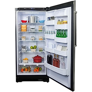Danby DAR170A3BSLDD 17 Cuft Apartment Size Refrigerator Two See-thru Crispers Estar