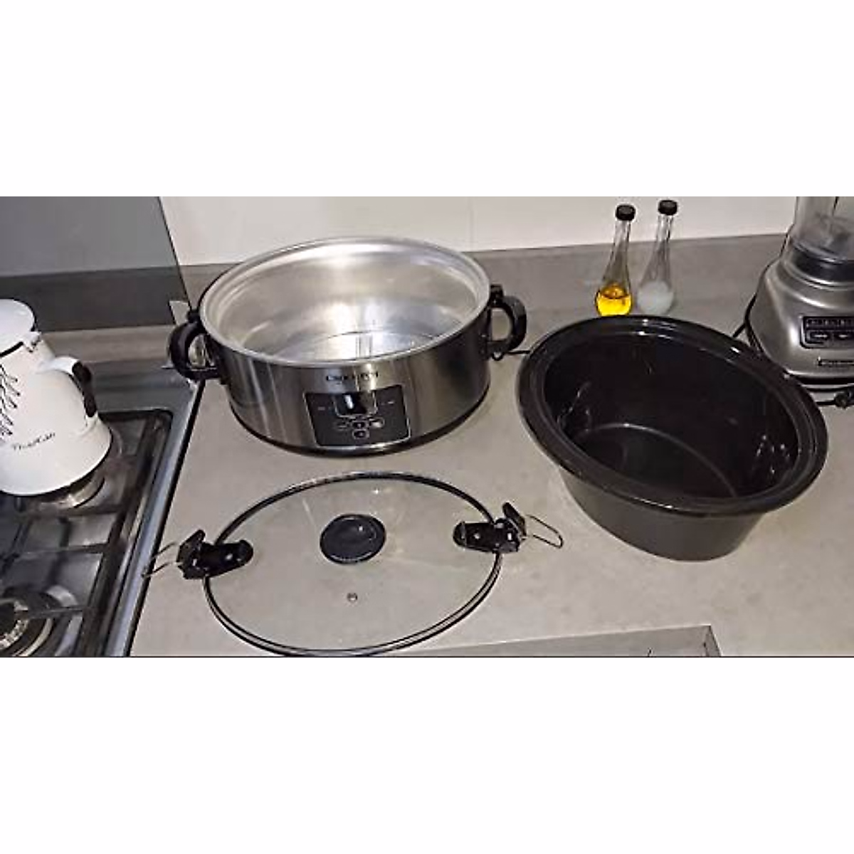 CrockPot 7.0-Quart Cook & Carry Programable Slow Cooker