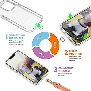 Lawonda 2 Pads Phone Lanyard Adjustable Crossbody Cell Phone Strap Universal Phone Wrist Lanyard 2pcs Phone Patch Tether Tab