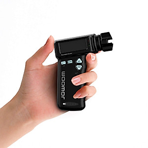 JOWOOM T2 Smart Automatic Guitar & Ukulele Tuner | Fast Acoustic Guitars Auto-Tuner With 180RPM Electric String Winder | Safe & Professional Grade Tuner For Ukuleles | USB Rechargeable Battery | Black