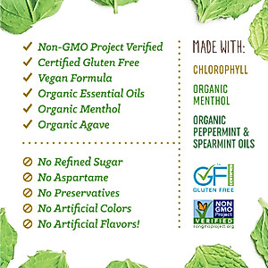 Lively Up Your Breath Premium Breath Freshener Liquid Drops with Organic Ingredients - Original Mint 3 Pack