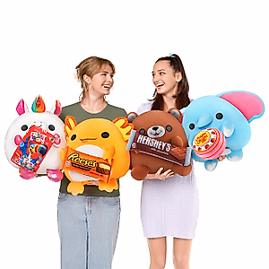 ZURU Snackles (Tabasco Dragon Super Sized 14 inch Plush by ZURU, Ultra Soft Plush, Collectible Plush with Real Licensed Brands, Stuffed Animal