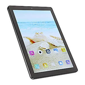 Dual SIM Tablet, Octa Core Black 128GB Expandable 5G WiFi HiFi Speaker HD 10.1 Inch Tablet for Work for Travel (US Plug)