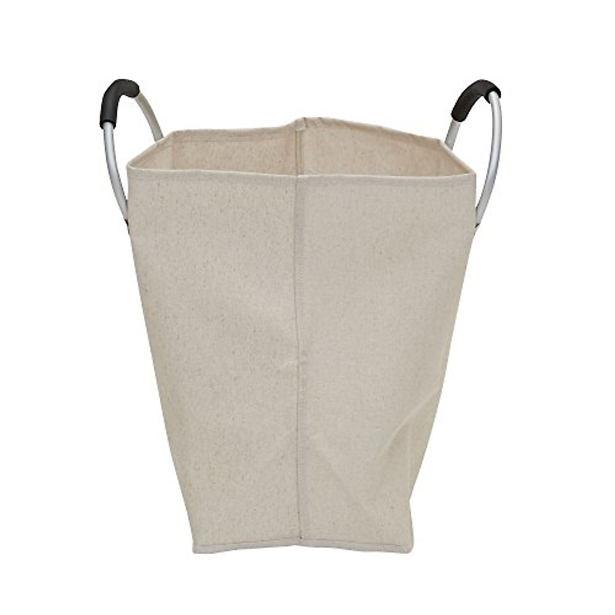 Household Essentials Laundry Tote with Handles, Poly-Cotton Linen with PEVA Lining, Durable, Easy to Carry, Perfect as a Laundry Hamper or Tote