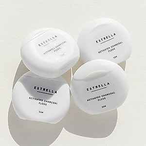 Estrella Naturals Fluir Activated Charcoal Dental Floss