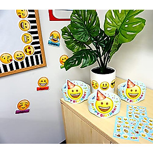 CTP Emoji Fun Happy Birthday Crown, Celebrating Birthdays, 30 Pieces (Creative Teaching Press 2565)