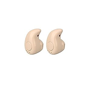 PUOX S530 Single Ear Bluetooth Headphones, Mini Stealth Wireless Headphones, Stereo Open Ear Sport Earbuds for All Smartphones (Black/White/Beige/Blue/Pink)