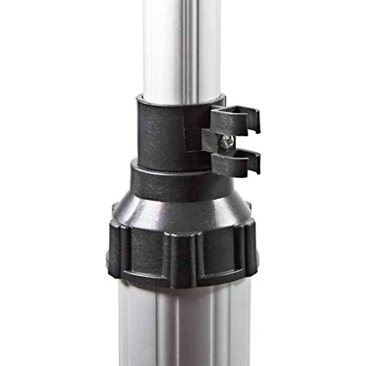 Comfort Zone Fixed Base Heater Stand - All-Weather, Telescopic, Freestanding Aluminum Standing Pole for Patio Warmer - Steady, Lightweight & Heavy Duty Aluminum Body, Adjustable Height, CZPHS1