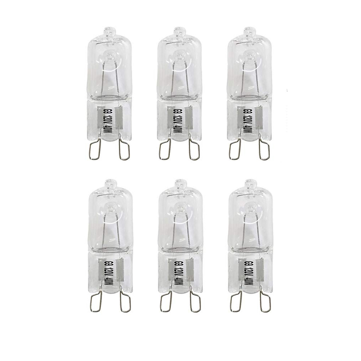 Vstar G9 Halogen Bulb, 40-Watt 120-Volt Base G9 Halogen Bulb (6pack)