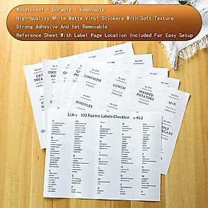 CZSZYGHBAO 5 Pack Glass Jars with Bamboo Airtight Lids - Stackable Food Storage Containers with 132 Pantry Labels - with Wood Lid for Candy, Cookie, Rice, Sugar, Flour, Pasta, Nuts