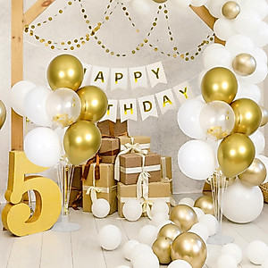 HPLYEL 10 Sets Balloon Stand Kit, Balloon Sticks Holder with Base Birthday Wedding Graduation Party Decortaions Table Centerpieces Balloon Arch kit