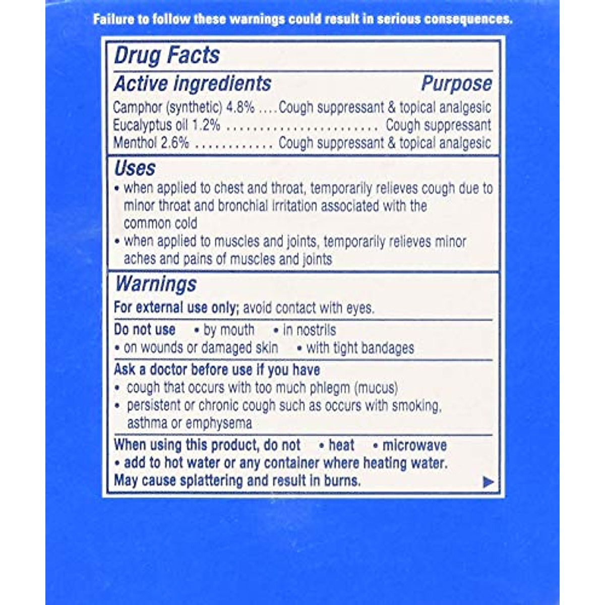 Vicks VapoRub Ointment, 6 Ounce