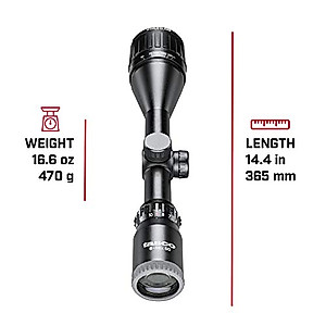 TASCO World Class 6-18X50 30/30 Duplex W/Rings RIFLESCOPE