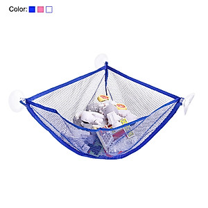 PATIKIL Stuffed Animal Net, Mesh Hammock Stuffed Animal Storage Corner Hanging Nets Holder for Bedroom, White