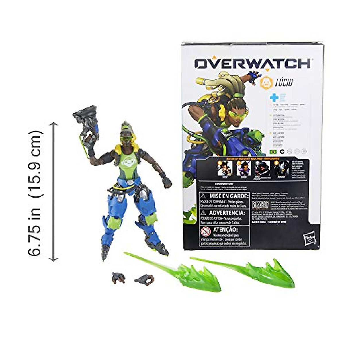 Hasbro Toys Overwatch Ultimates Series Lucio 6" Collectible Action Figure
