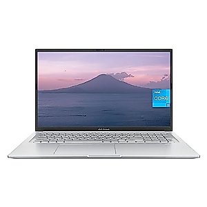 ASUS 2023 Newest Vivobook 17X Laptop, 17.3 Inch FHD Display, Intel Core i3-1220P Processor, 16GB RAM, 512GB SSD, Intel UHD Graphics, Fingerprint Reader, WiFi, Bluetooth, Windows 11 Home, Silver