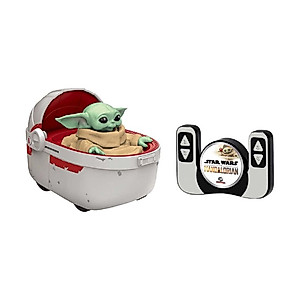 Jam'n Products Inc. Star Wars The Mandalorian & Baby Yoda Stunt RC Car 2.4 GHz Radio Control Toy for Kids Boys and Girls (Grogu)