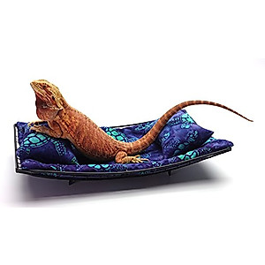 Chaise Lounge for Bearded Dragons, Sea Turtles Fabric