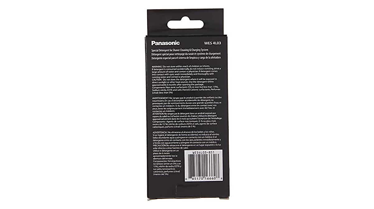 Panasonic Cleaning Solution Refill for Men’s Shaver 3-Pack