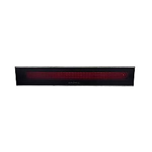 Bromic Heating BH0320005 Platinum Smart-Heat - 50 Inch 3400W Electric Outdoor Patio Heater, Voltage: 240, Finish Color: Black