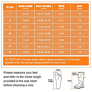 Kalkal Hunting Boots Snake Bite Waterproof for Men, Durable Insulated Outdoor Rain Boots with Shock Absorption, 5mm Neoprene Rubber Anti-slip Snake Boots for Climbing Working Trekking Fishing ( Next