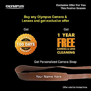 Olympus OM-D E-M10 Mark II Mirrorless Camera with 14-42mm EZ Lens (Silver) US ONLY