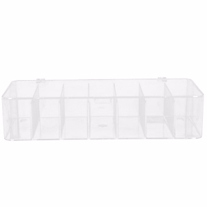 UPKOCH Tea Bags Tea Bag Holder Organizer Clear Acrylic Sugar Packets Storage Bin Box Coffee Bags Containers for Coffee Station Kitchen Cabinet Counter Top Pantry