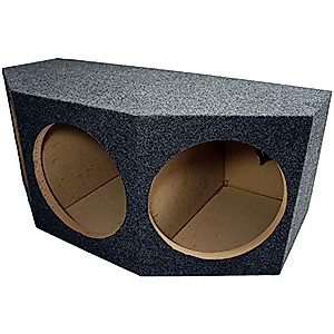 ASC 312H Triple 12" Sealed Subwoofer Rear Angle 3 Sub Box Stereo Enclosure