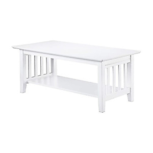 Atlantic Furniture AH15204 Mission Coffee Table, Walnut