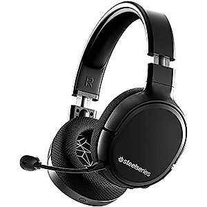 SteelSeries Arctis 1 Wireless Gaming Headset USB-C Detachable Clearcast Microphone Compatible with PC, PS4, Switch and Lite, Android Black (Renewed)