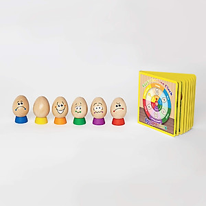 Hape Eggspressions Wooden Learning Toy with Illustrative Book