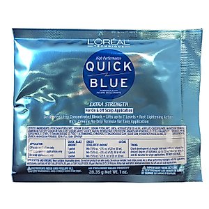 L'Oreal Paris High Performance Quick Blue Powder Bleach, Extra Strength, 1 Oz