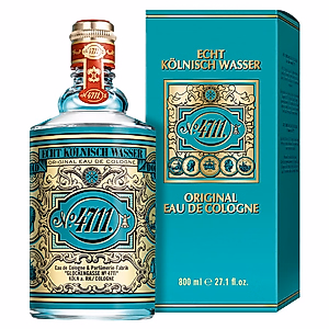 4711 Original Eau de Cologne Splash for Unisex, 27.1 Ounce