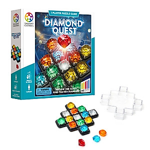 SmartGames Diamond Quest Deduction Game with 80 Challenges for Ages 10 - Adult
