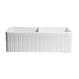 Alfi brand ABF3318D-W Kitchen Sink, White