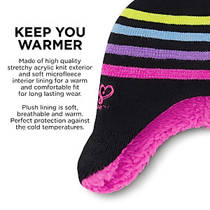 Nickelodeon Girls Winter Hat, Kids Gloves Set, Jojo Siwa Beanie For Ages 4-7