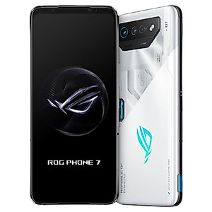 ASUS ROG Phone 7 5G Dual SIM 512GB 16GB RAM Factory Unlocked (GSM Only, No CDMA - not Compatible with Verizon/Sprint) Global Version - White