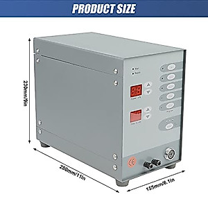 Professional Spot Welder Machine 40V Electric Welding Equipment Portable Pulse Sparkle Stud Jewelry Spot Welder Dent Repair Kit for Aluminum Gold Silver Platinum Metal Steel with Accessories