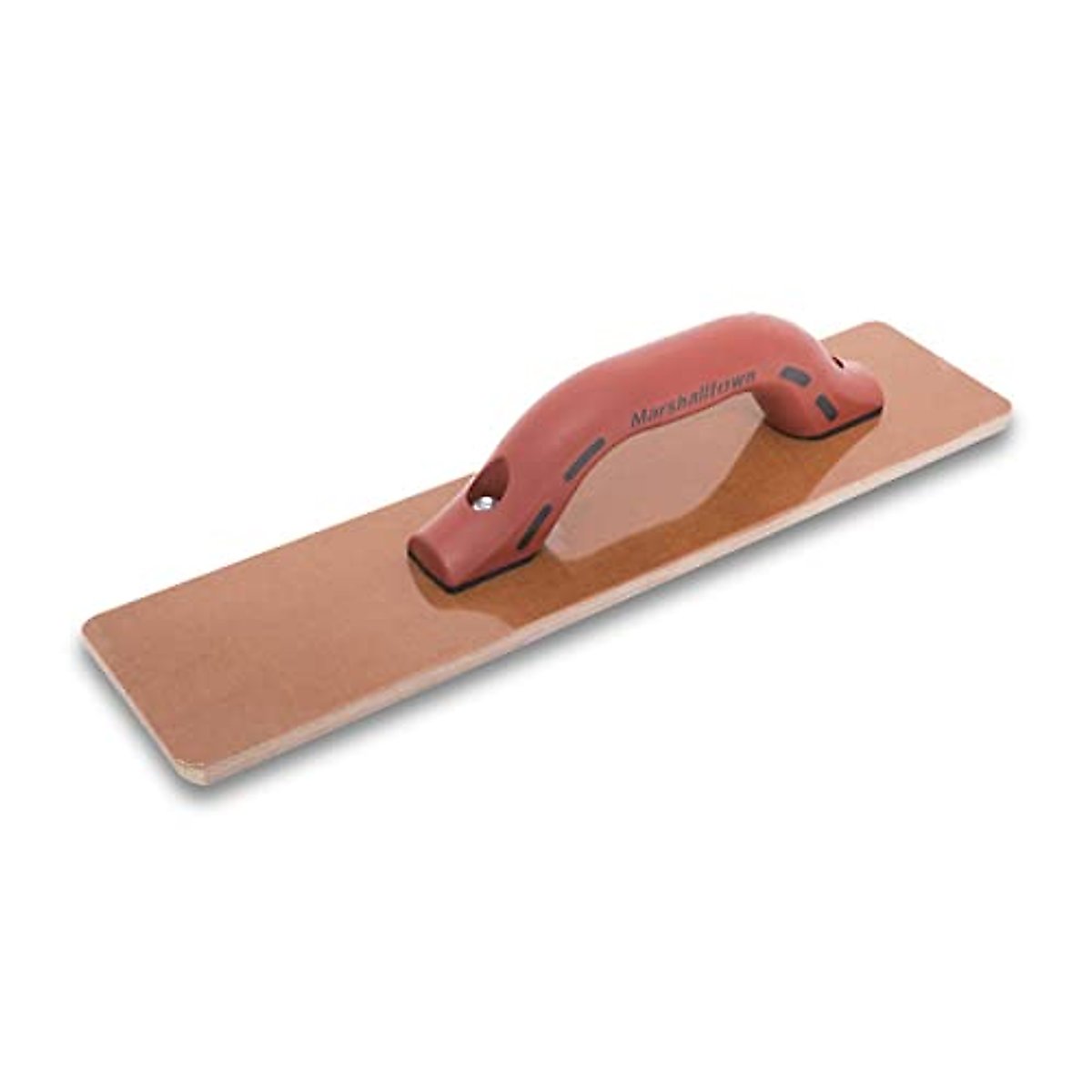 MARSHALLTOWN Resin Hand Float, 16 x 3-1/2 Inch, DuraSoft Handle, Laminated Canvas Resin, Concrete Tool, Easily Works Color Hardeners into Concrete, Square End, Concrete Tools, Made in USA, 4526D