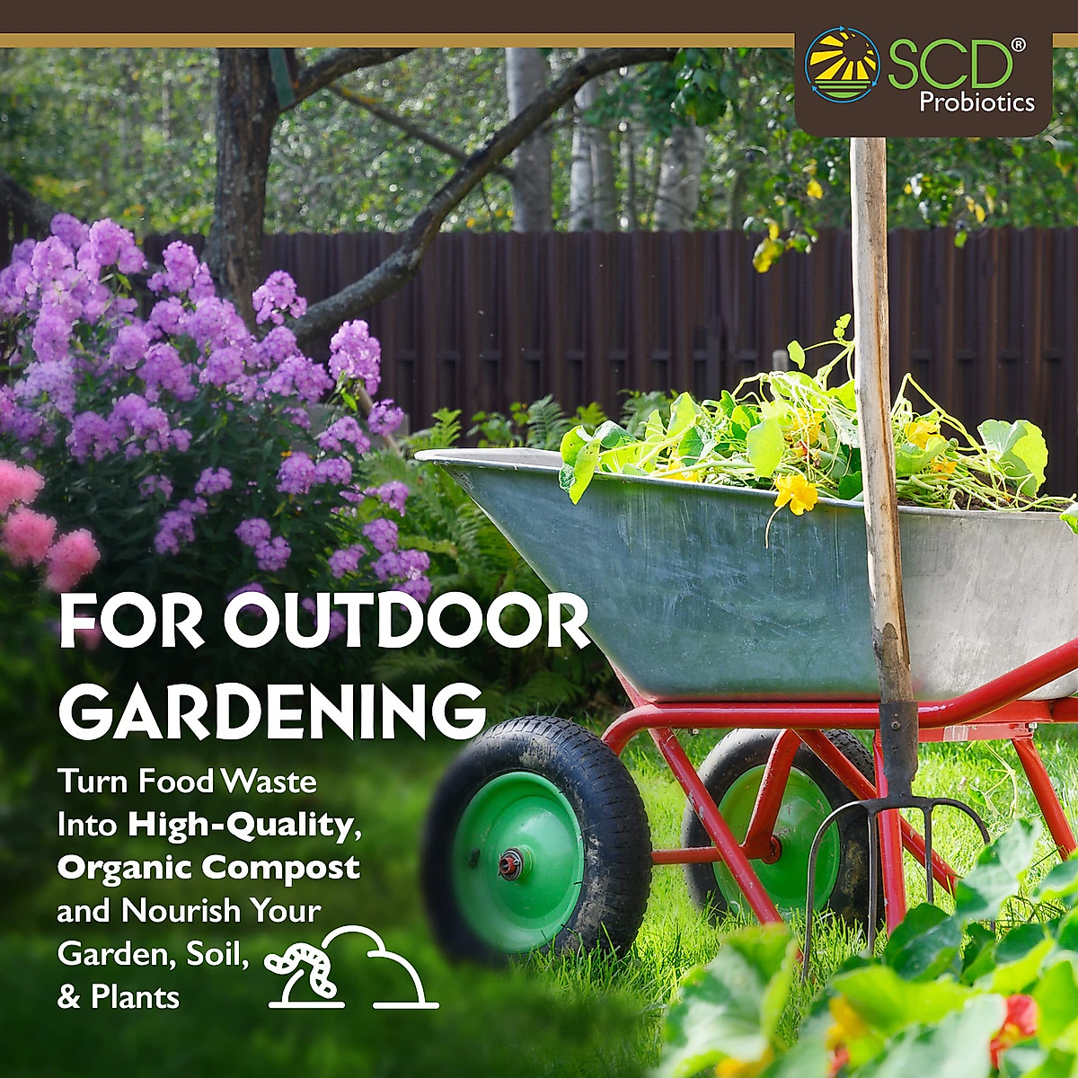 All Seasons Bokashi Compost Starter 2 lbs (1 Gallon) - Dry Bokashi Bran for Kitchen Compost Bin, Compost Food Pet Waste Quickly & Easily with Low Odor by SCD Probiotics